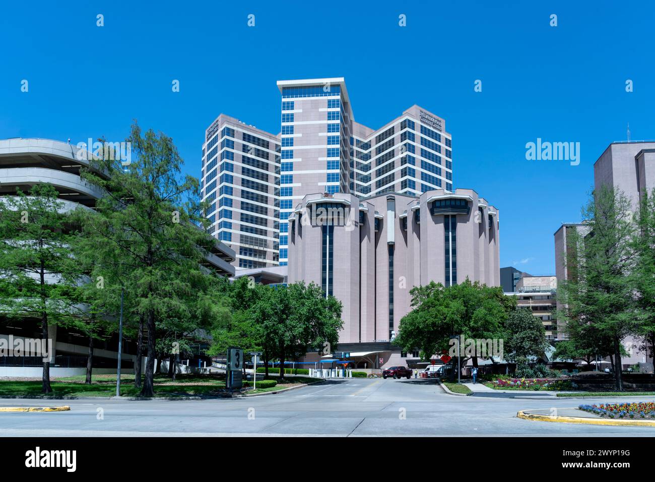 Houston, Texas, USA - April 3, 2024: MD Anderson Cancer Center at Texas ...