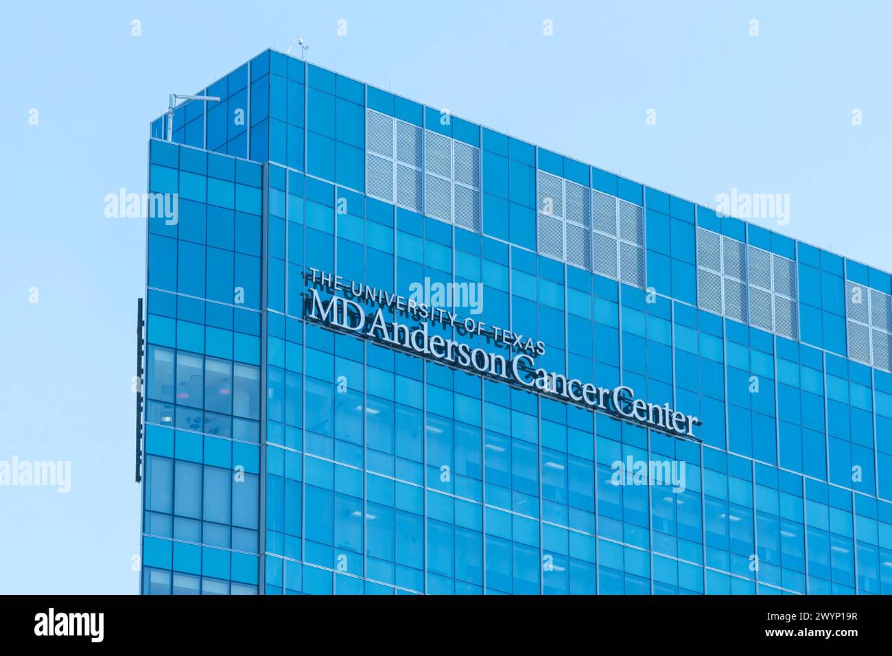 Houston, Texas, USA - April 3, 2024: University of Texas MD Anderson ...