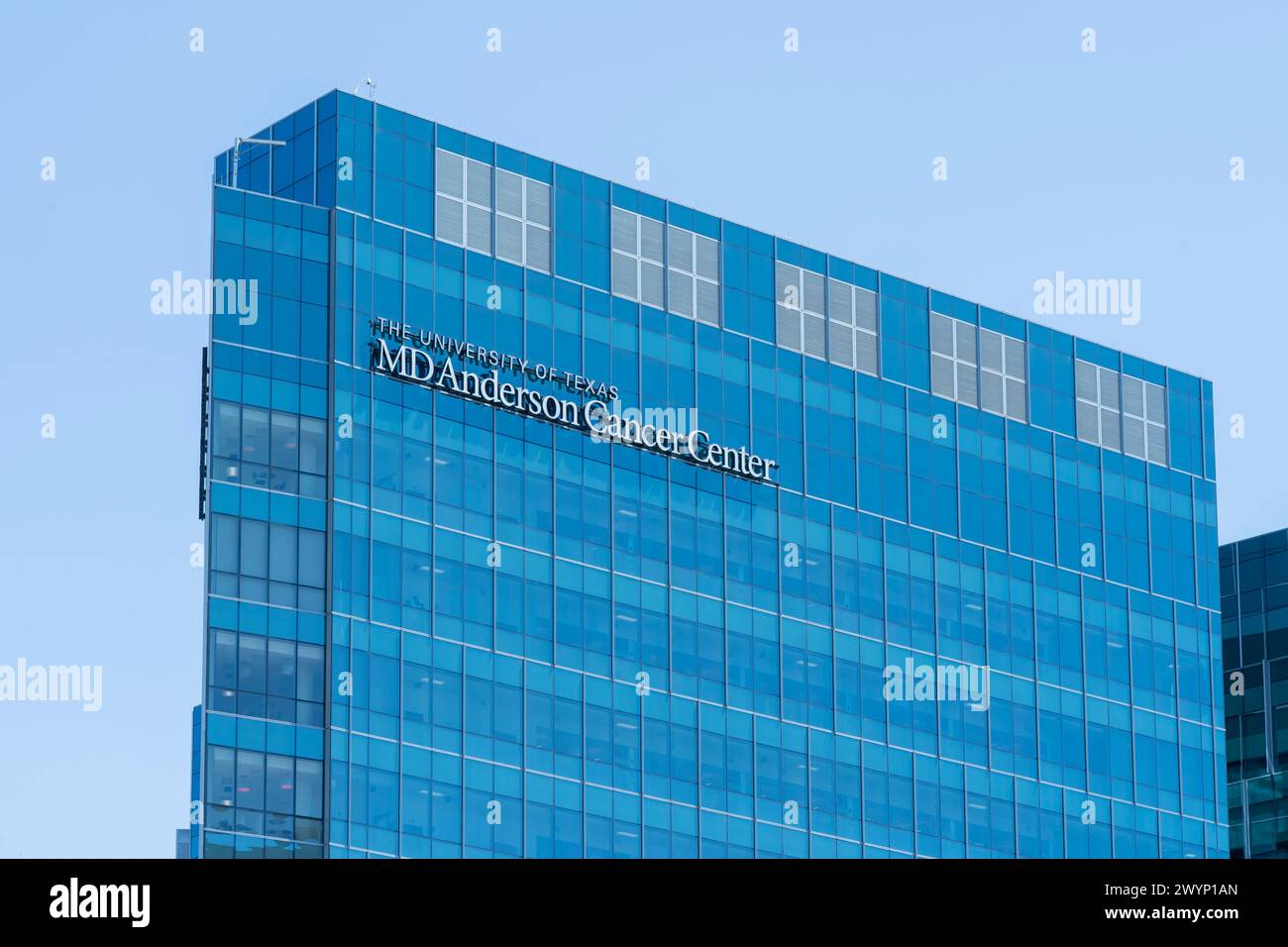 Houston, Texas, USA - April 3, 2024: University of Texas MD Anderson ...
