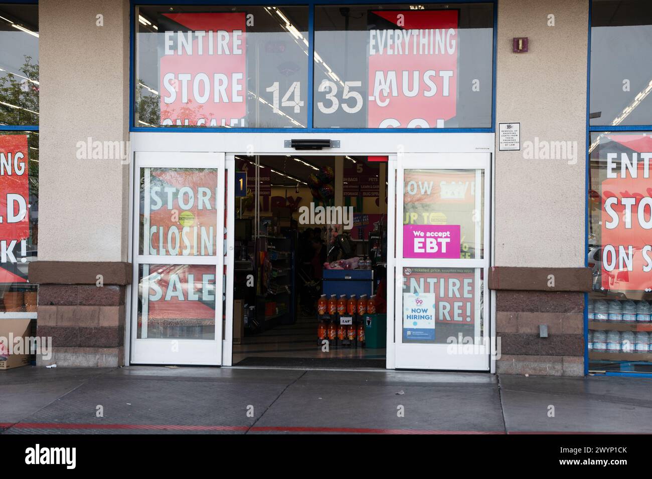 Las Vegas, NV, USA. 7th Apr, 2024. 99 Cents Only Stores closing all ...