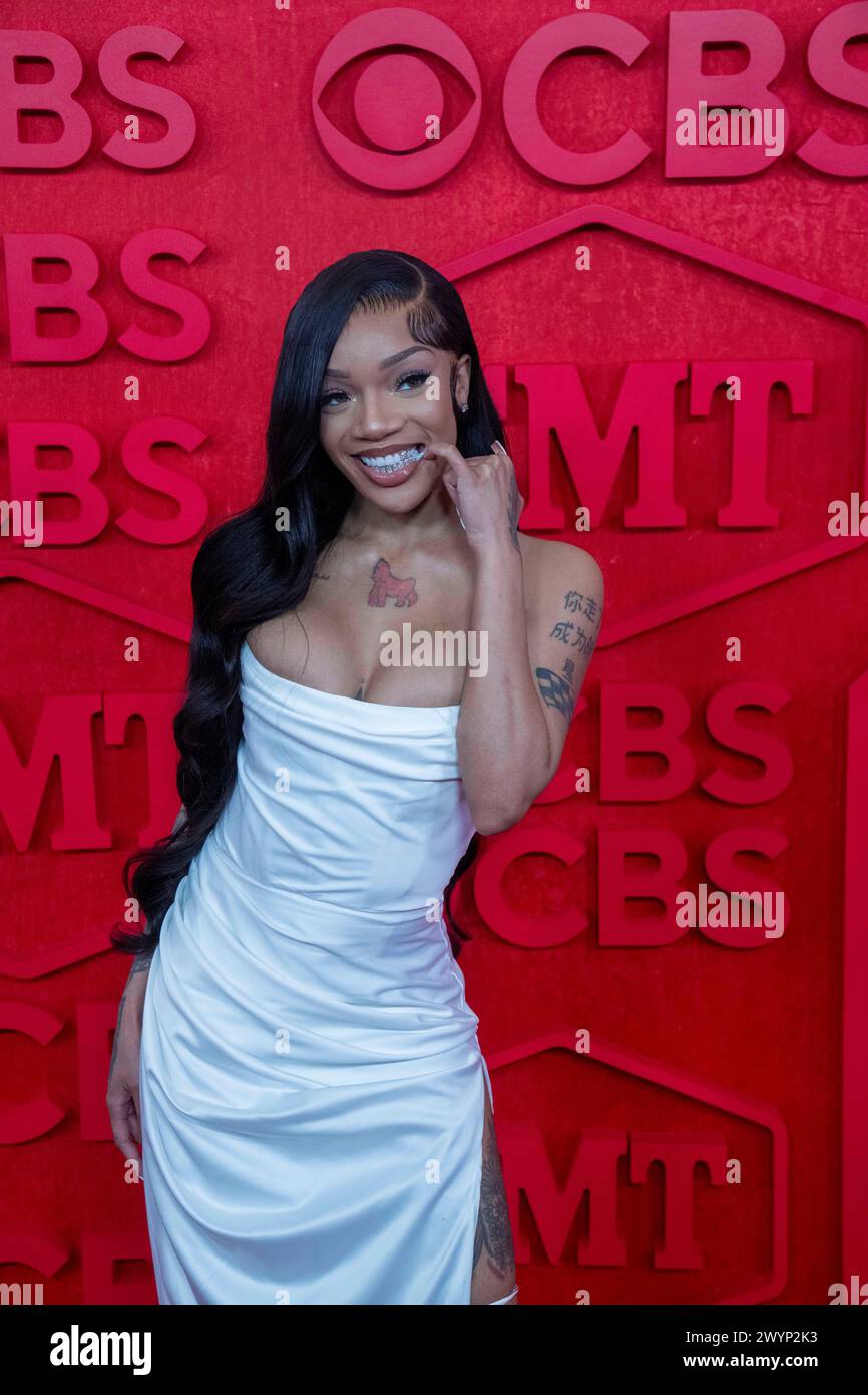 Country singer GLORILLA walks the red carpet and poses for photographs ...