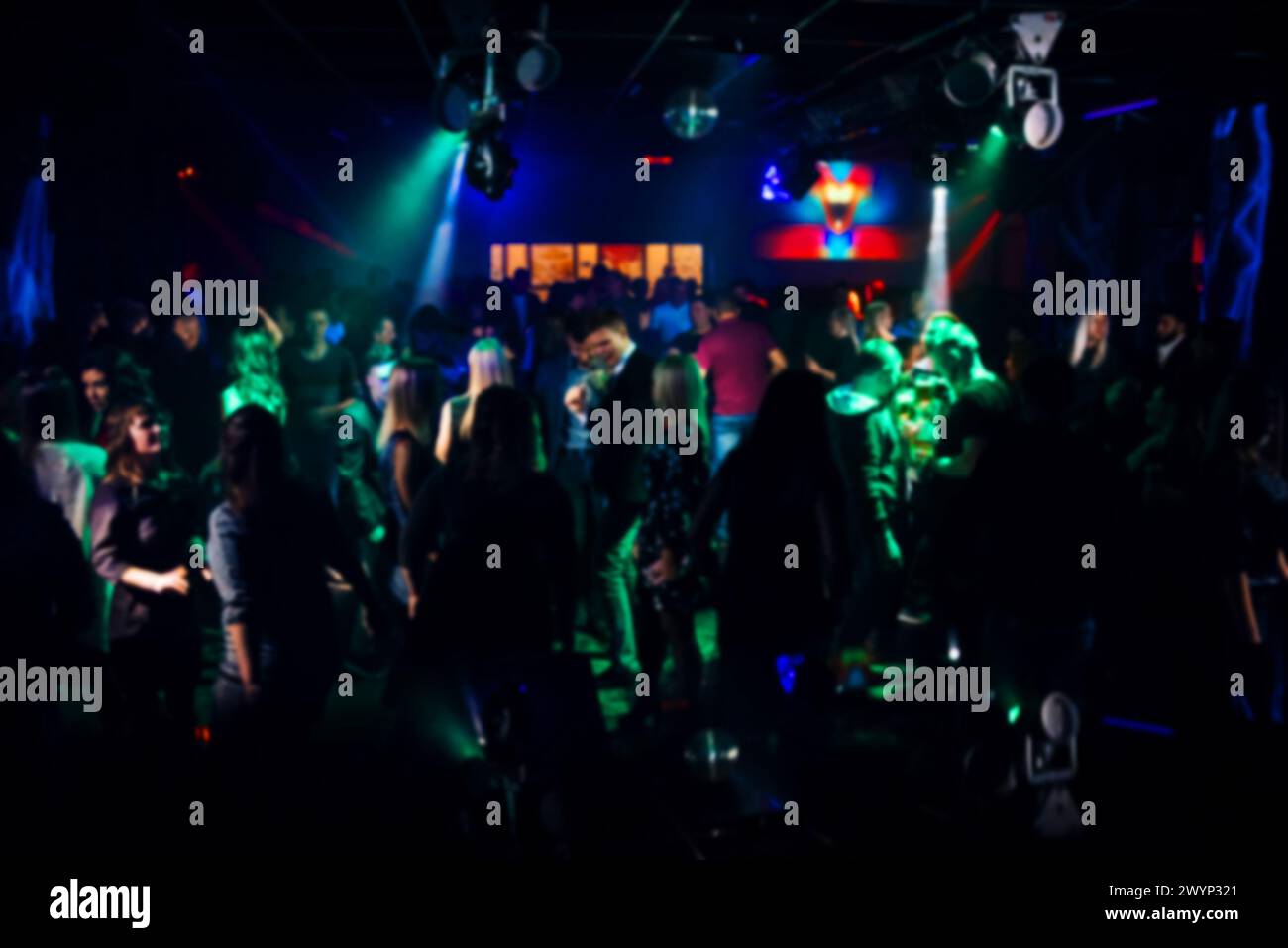 Out focus crowd in concert hi-res stock photography and images - Alamy