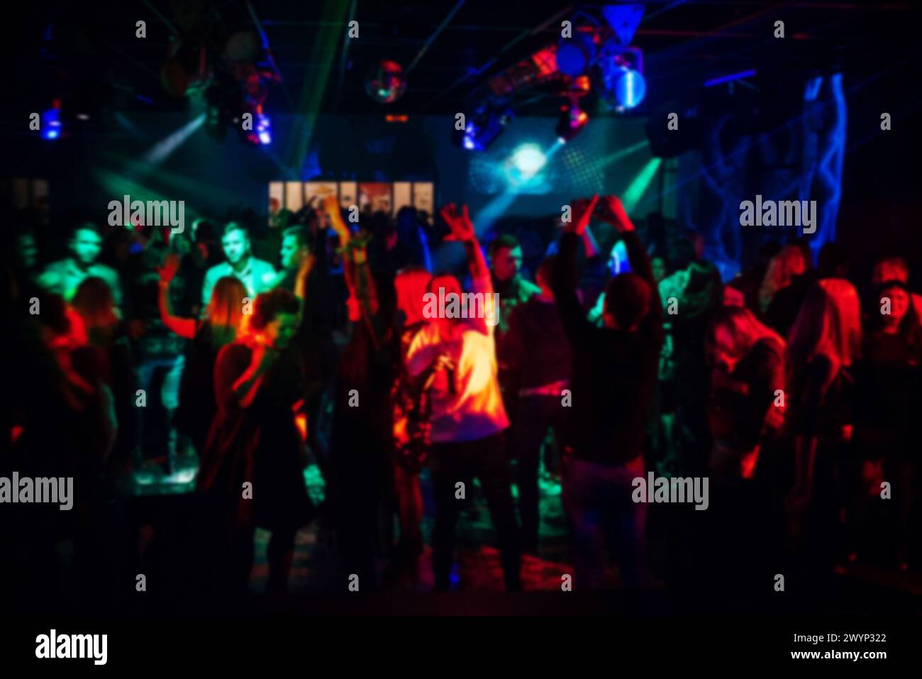 Out focus crowd in concert hi-res stock photography and images - Alamy