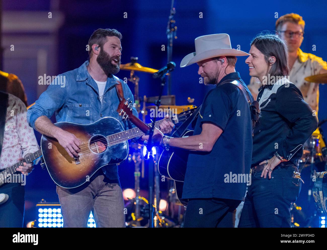 American country rock band NEEDTOBREATHE with lead singer BEAR RINEHART ...