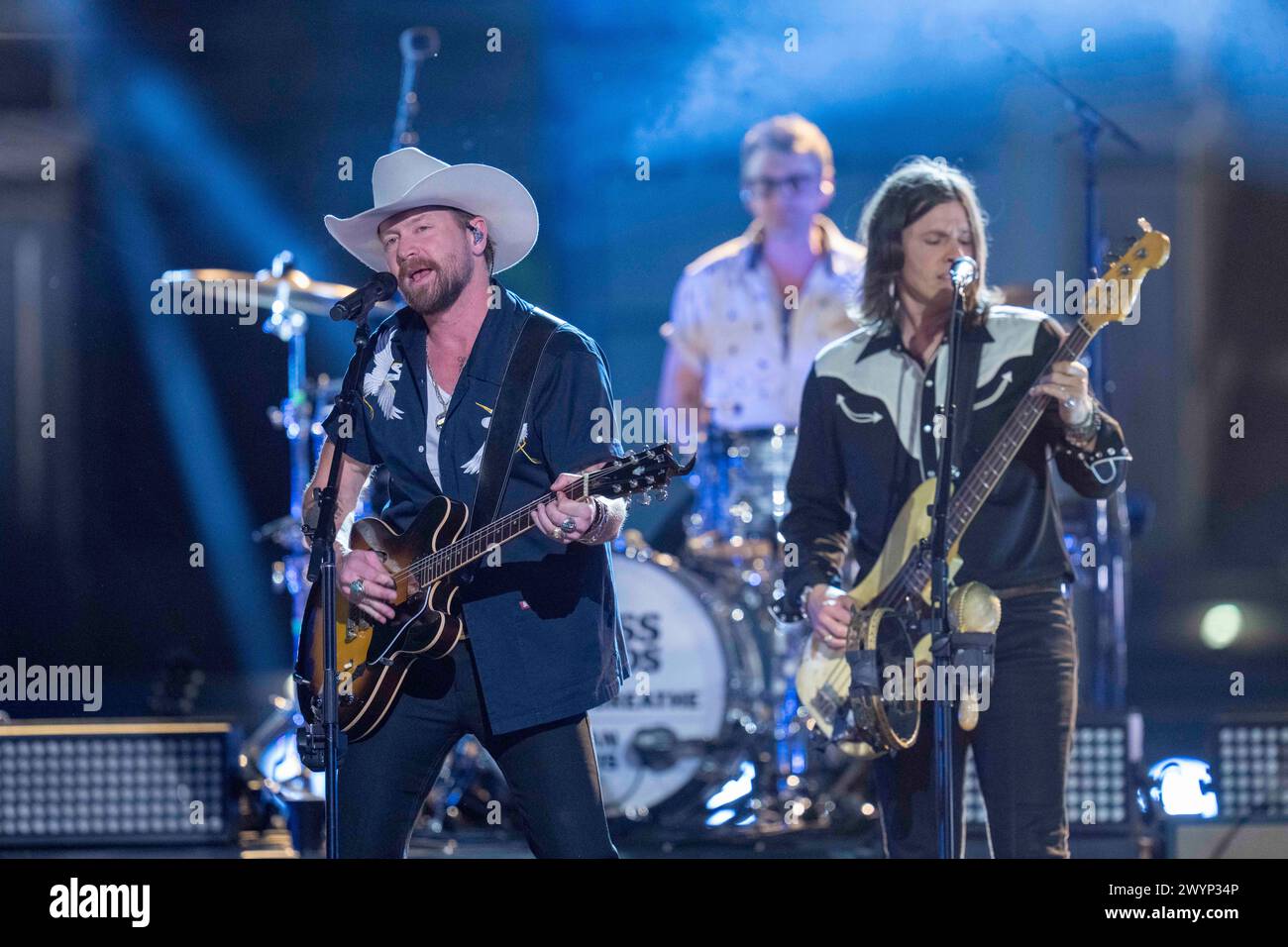 American country rock band NEEDTOBREATHE with lead singer BEAR RINEHART ...