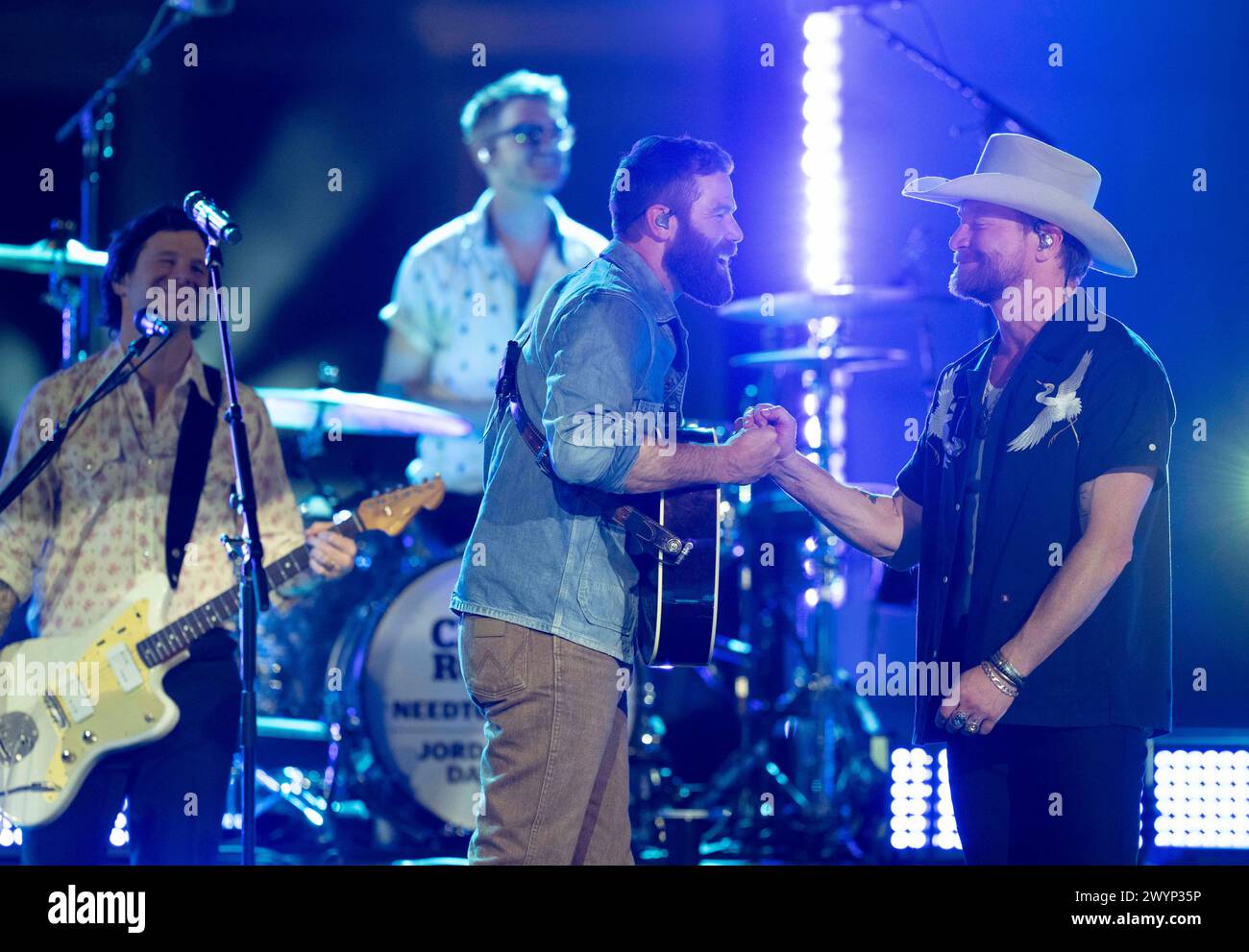 American country rock band NEEDTOBREATHE with lead singer BEAR RINEHART ...