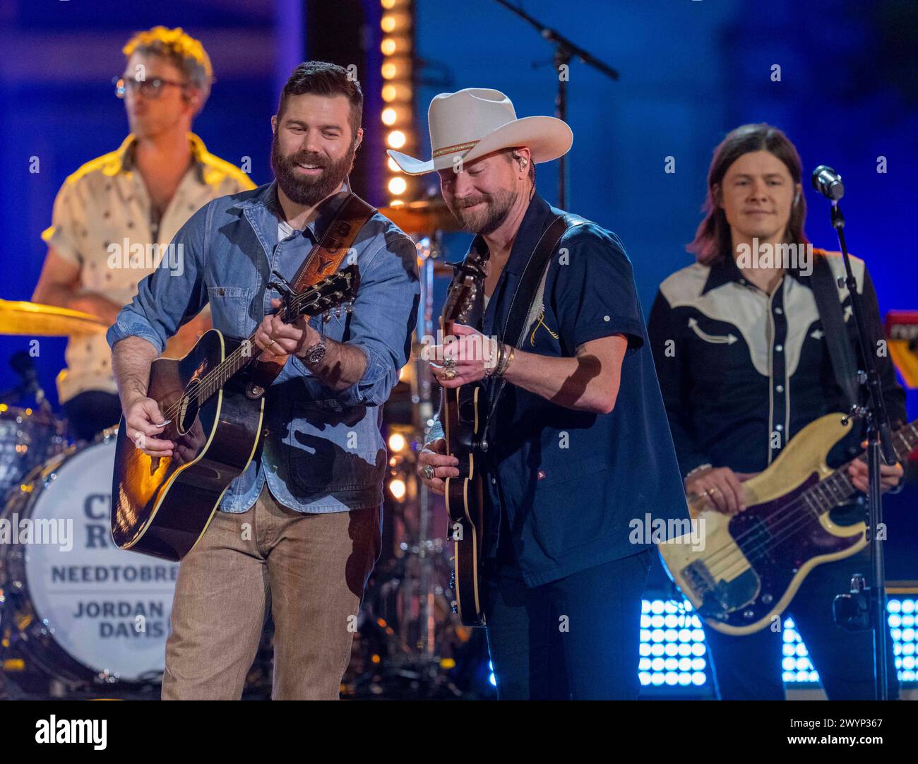 American country rock band NEEDTOBREATHE with lead singer BEAR RINEHART ...