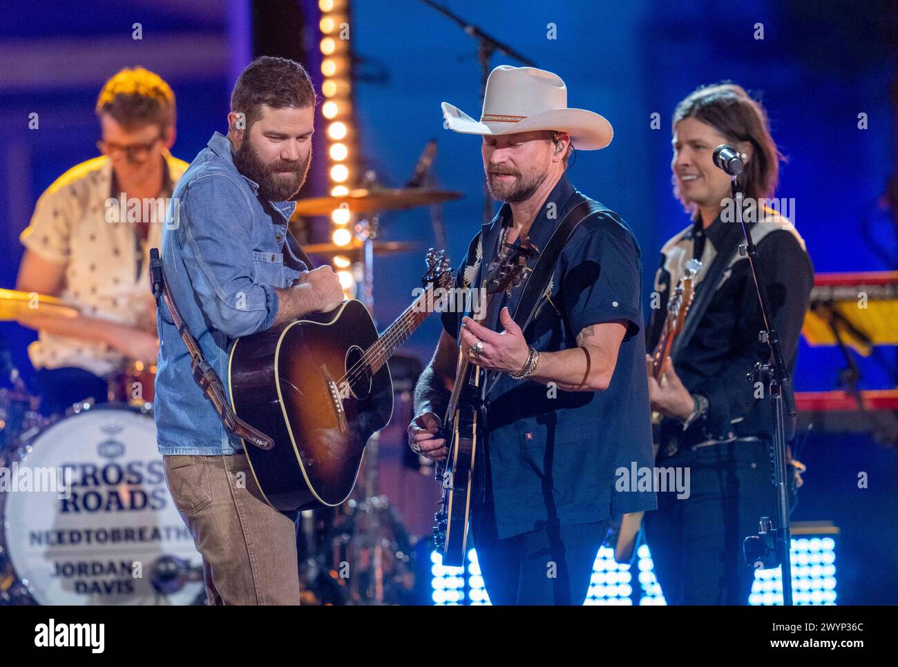 American country rock band NEEDTOBREATHE with lead singer BEAR RINEHART ...