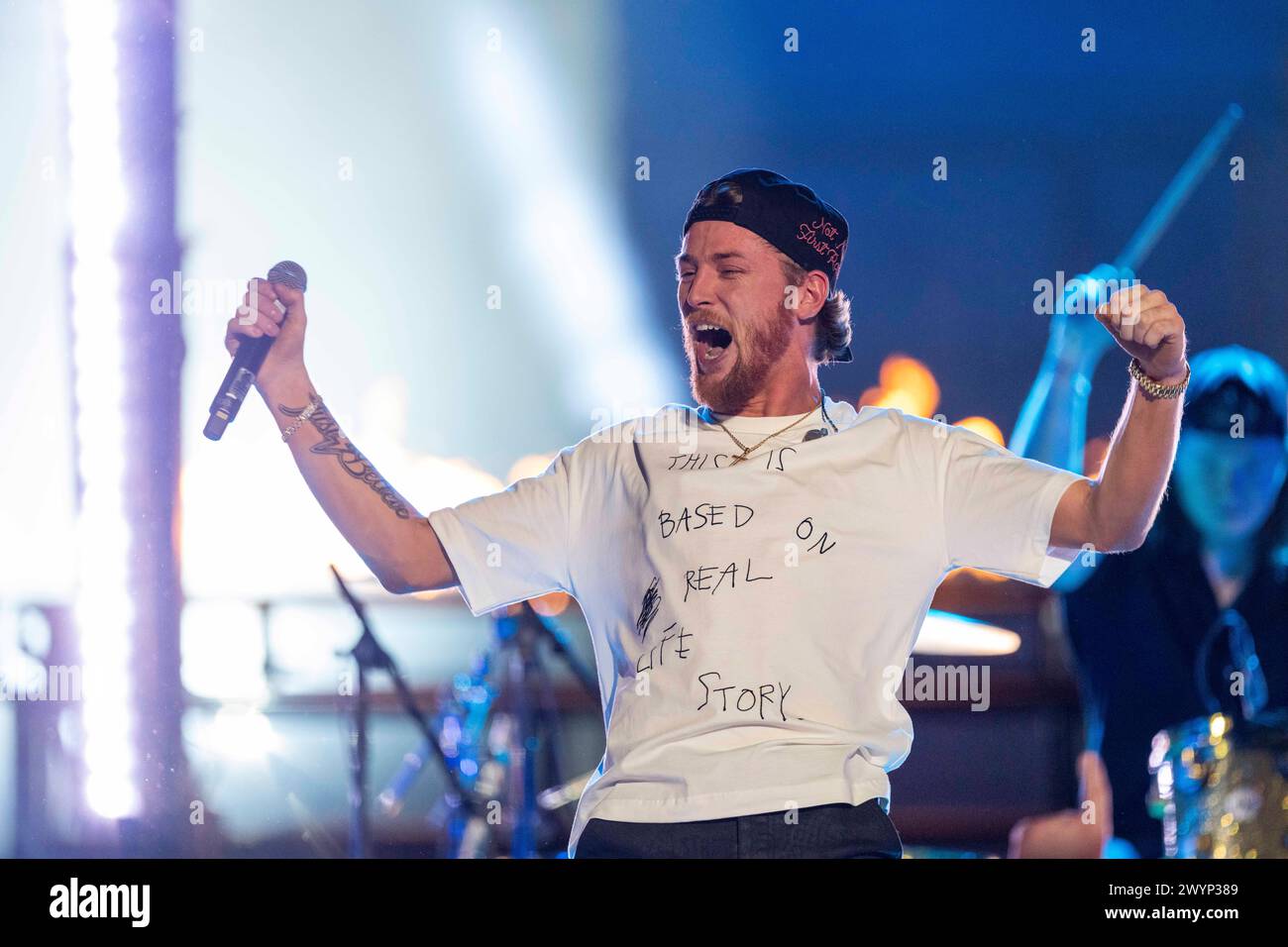 Singer BAILEY ZIMMERMAN rocks the crowd at a Country Music Television ...