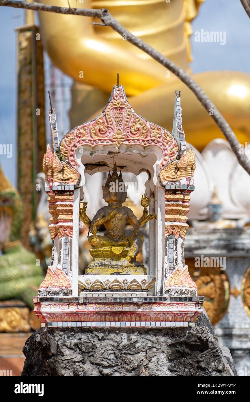 Four faced buddha at the tiger cave temple, Krabi Stock Photo - Alamy