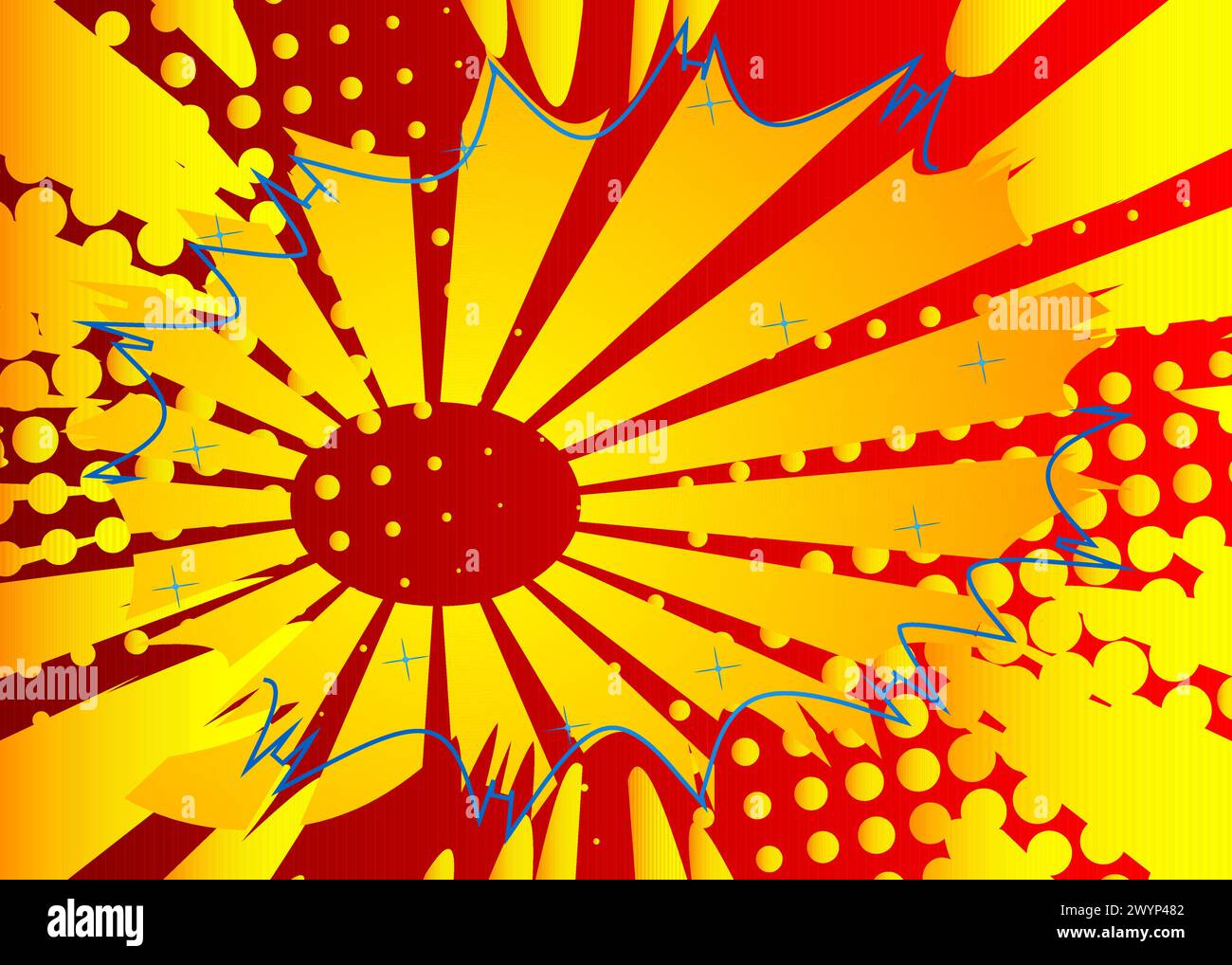 Cartoon Cool Backgrounds, comic book backdrop. Retro vector comics pop ...