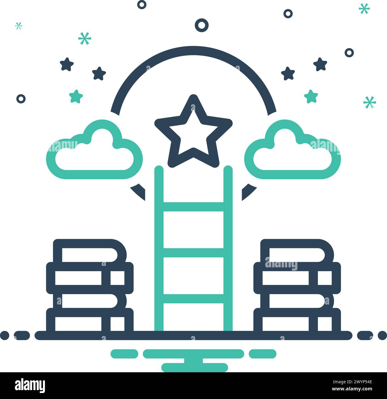 Icon for success, book Stock Vector Image & Art - Alamy