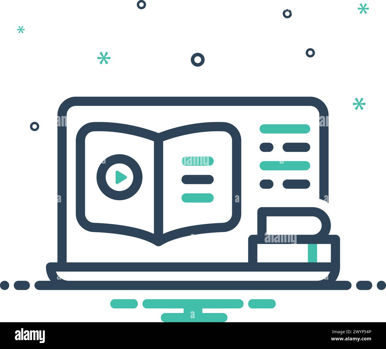 Icon for learning platform, learning Stock Vector Image & Art - Alamy