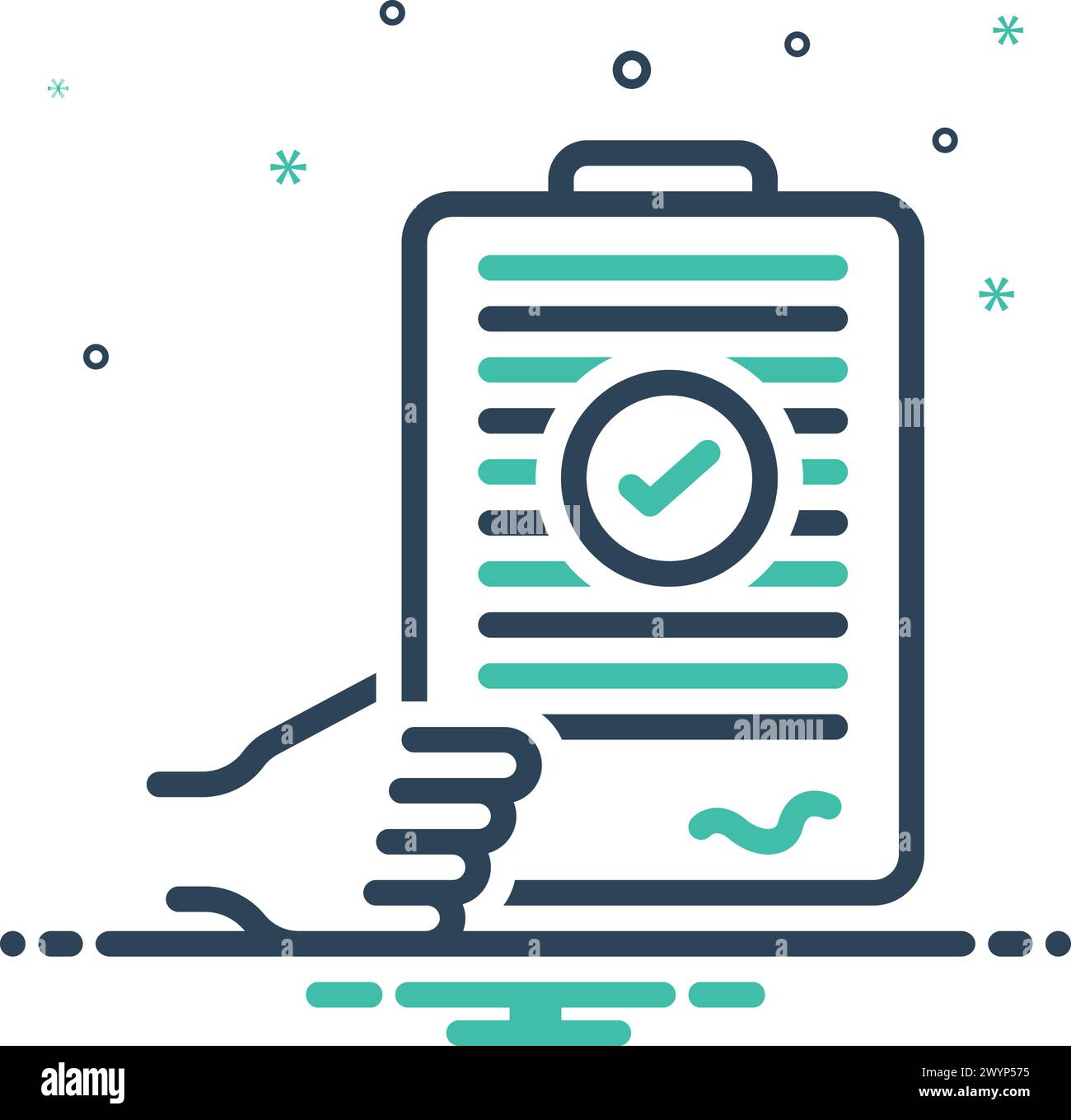 Icon for give permison, permission Stock Vector Image & Art - Alamy