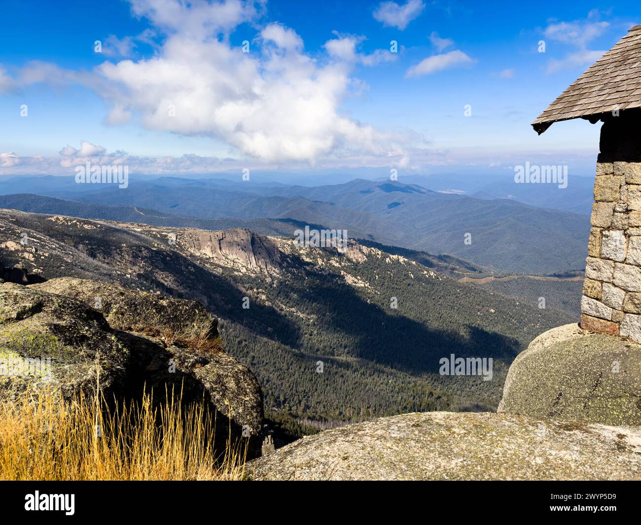 Scenic Views from the top of Mount Buffalo Bright Victoria Australia ...