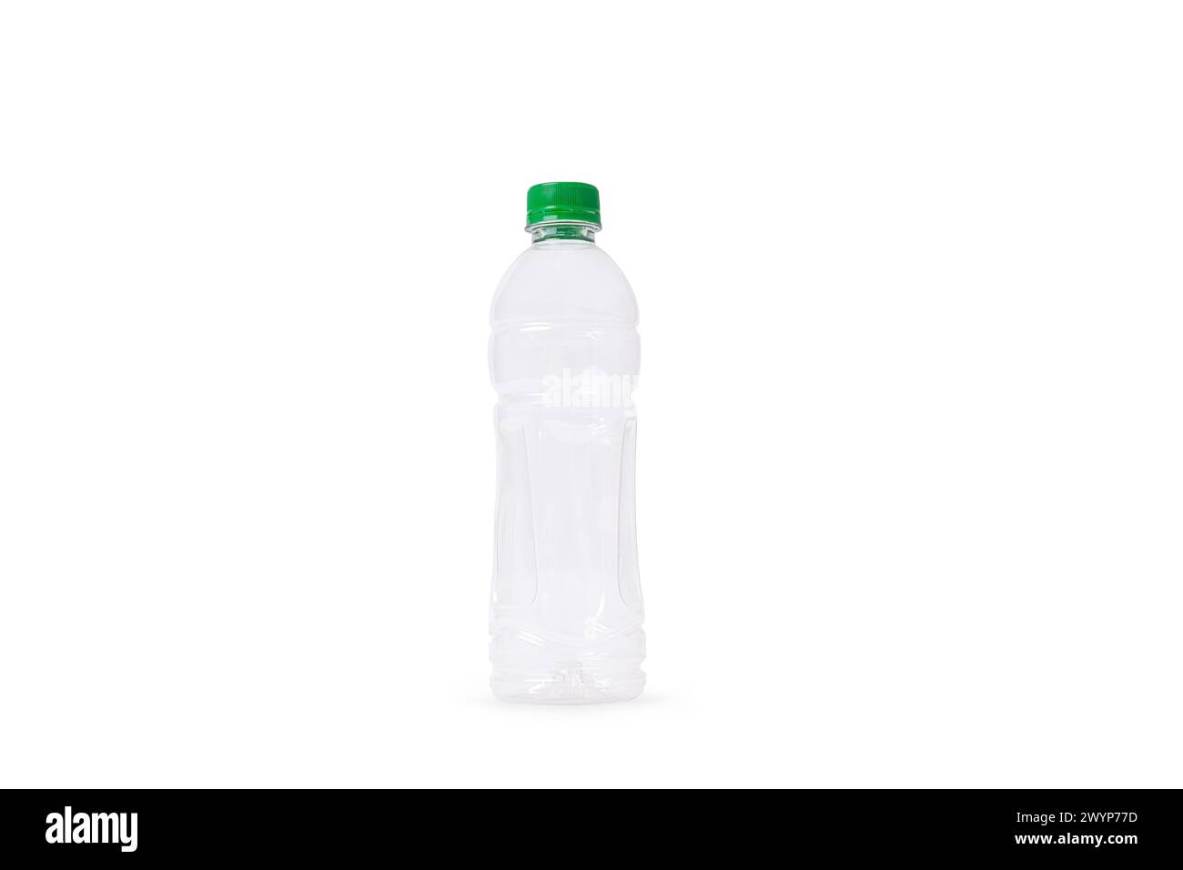 Empty plastic water bottles isolated on white background Stock Photo - Alamy