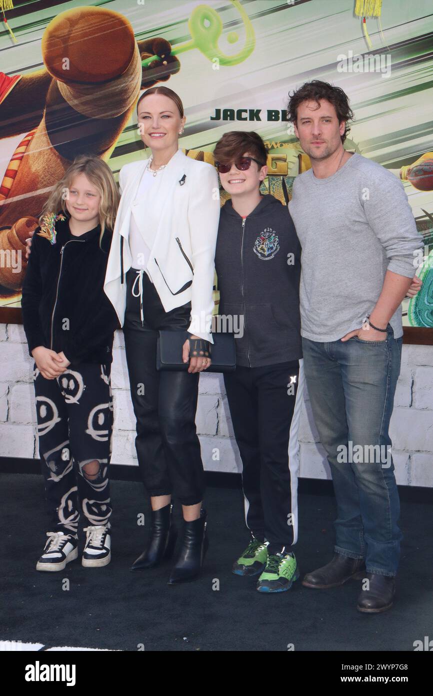 Sebastian Zincone, Malin Akerman, Jack Donnelly 03/03/2024 The World ...