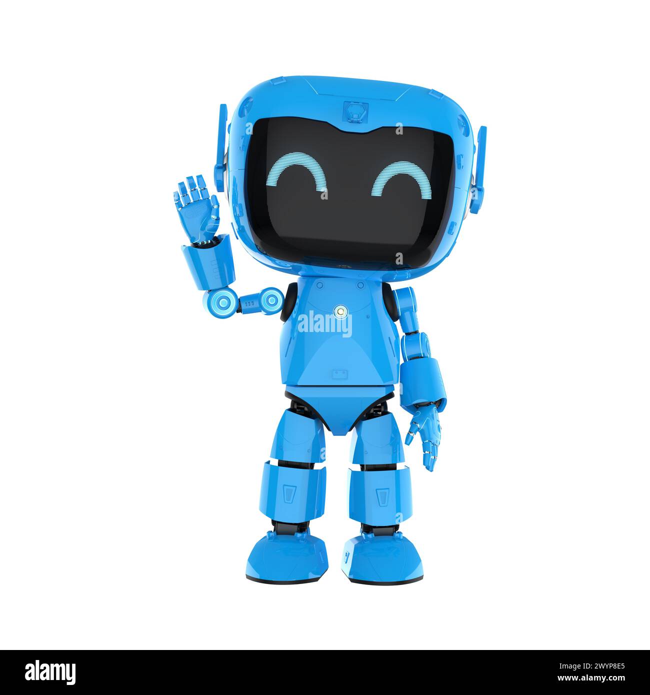 3d rendering cute and small artificial intelligence personal assistant ...