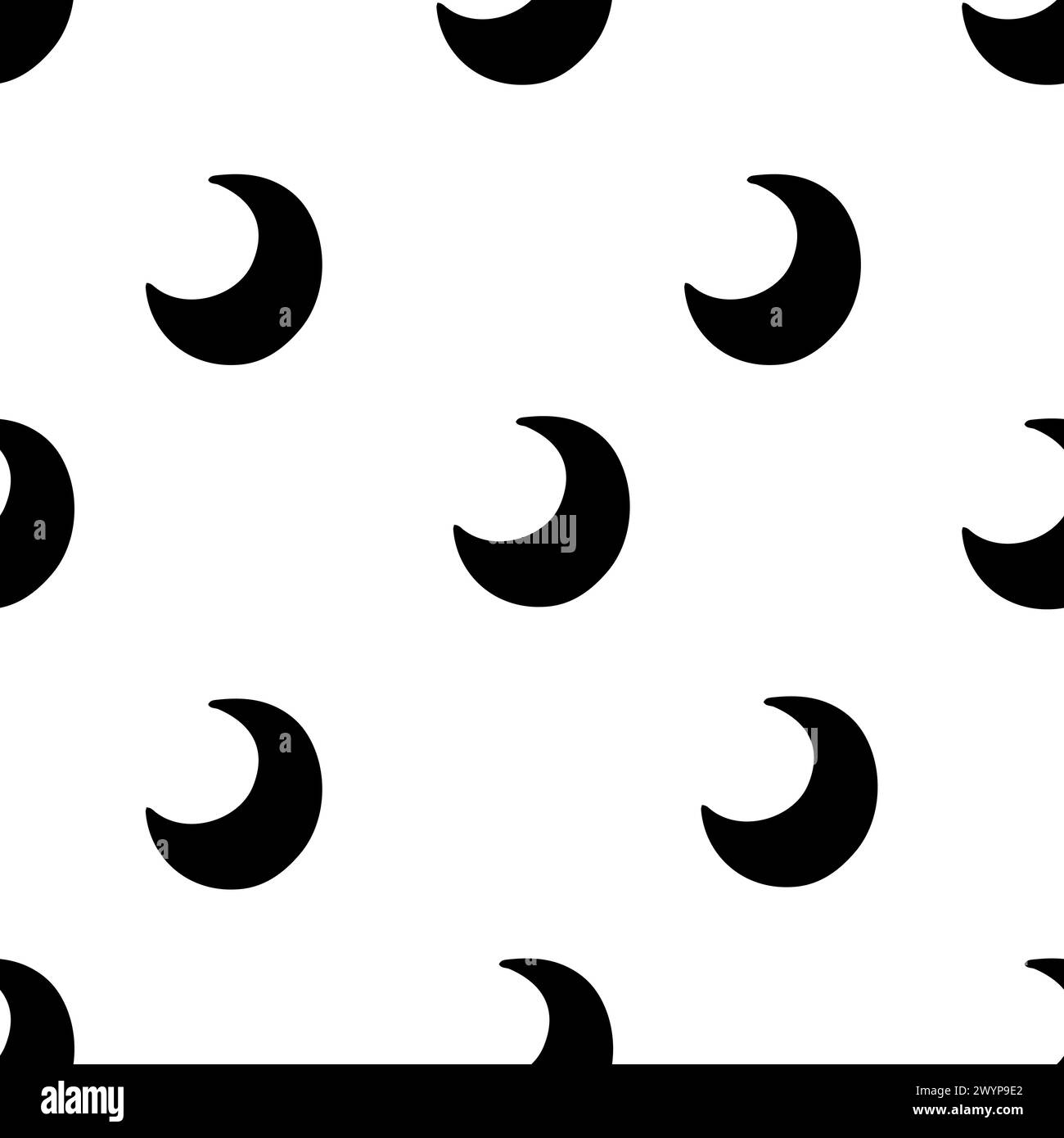 Isolated stylish moon phases hi-res stock photography and images - Alamy