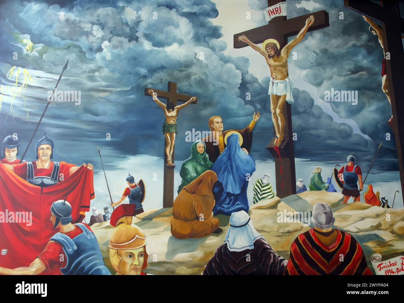 Golgotha painting hi-res stock photography and images - Alamy