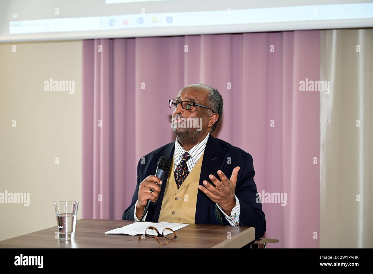 Prinz Asfa-Wossen Asserate bei der Verleihung des 'Kunstpreis ...