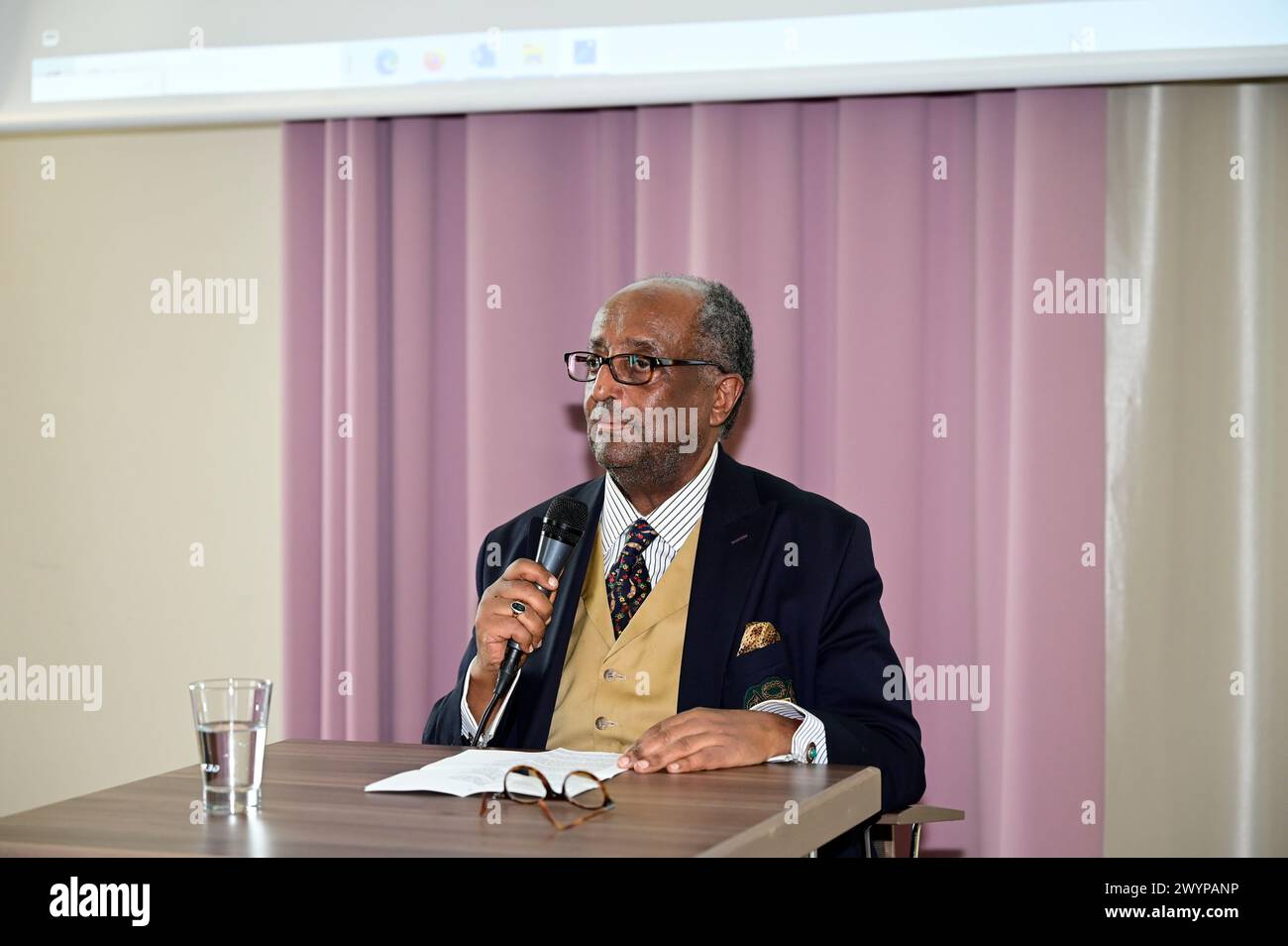 Prinz Asfa-Wossen Asserate bei der Verleihung des 'Kunstpreis ...