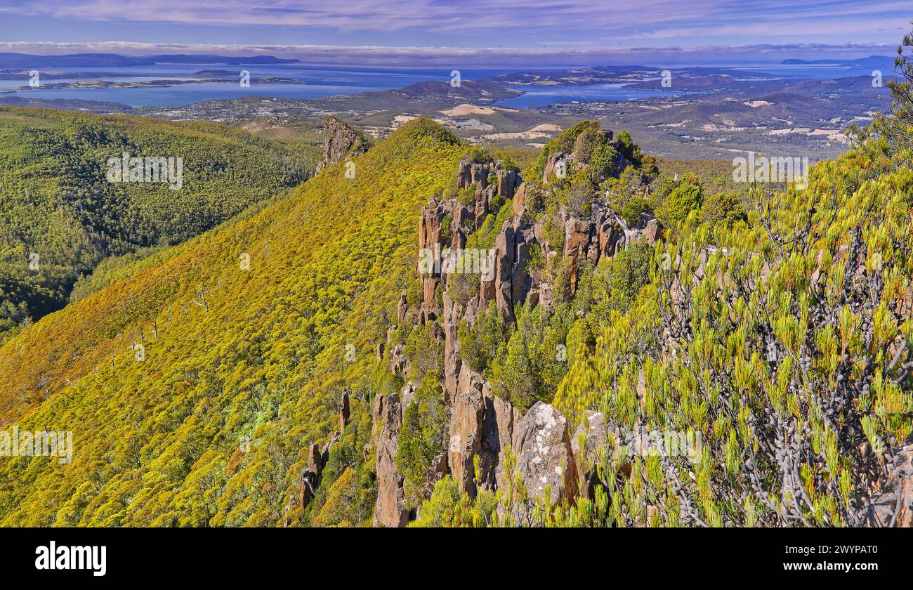 Cathedral Peak and Montagu Thumbs hiking and climbing dolerite rock ...