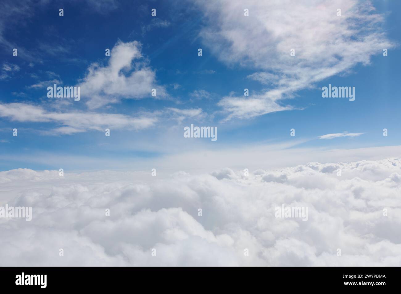 Fluffy clouds drift across beautiful hi-res stock photography and ...