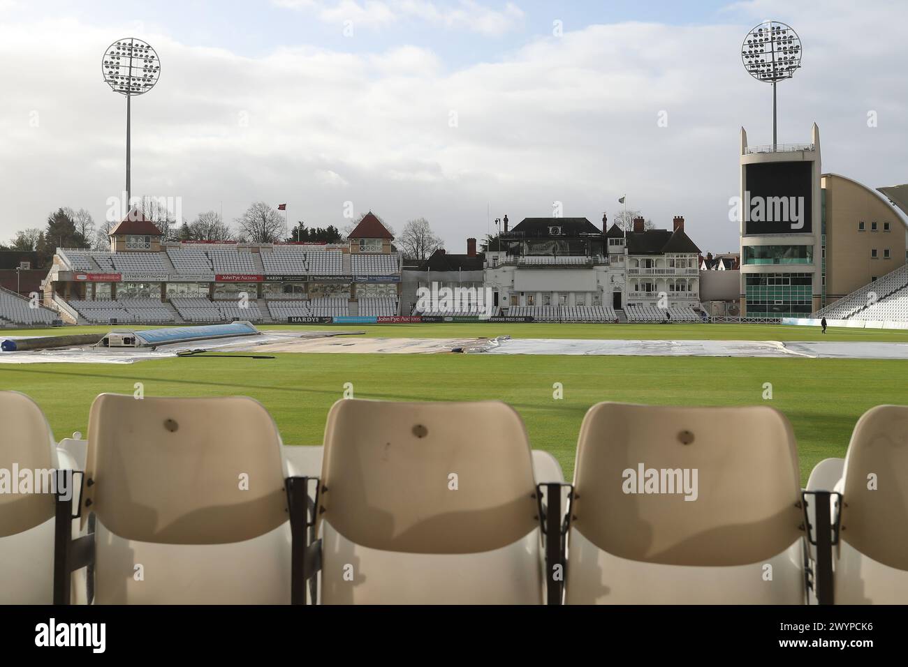 General view of the ground during Nottinghamshire CCC vs Essex CCC ...