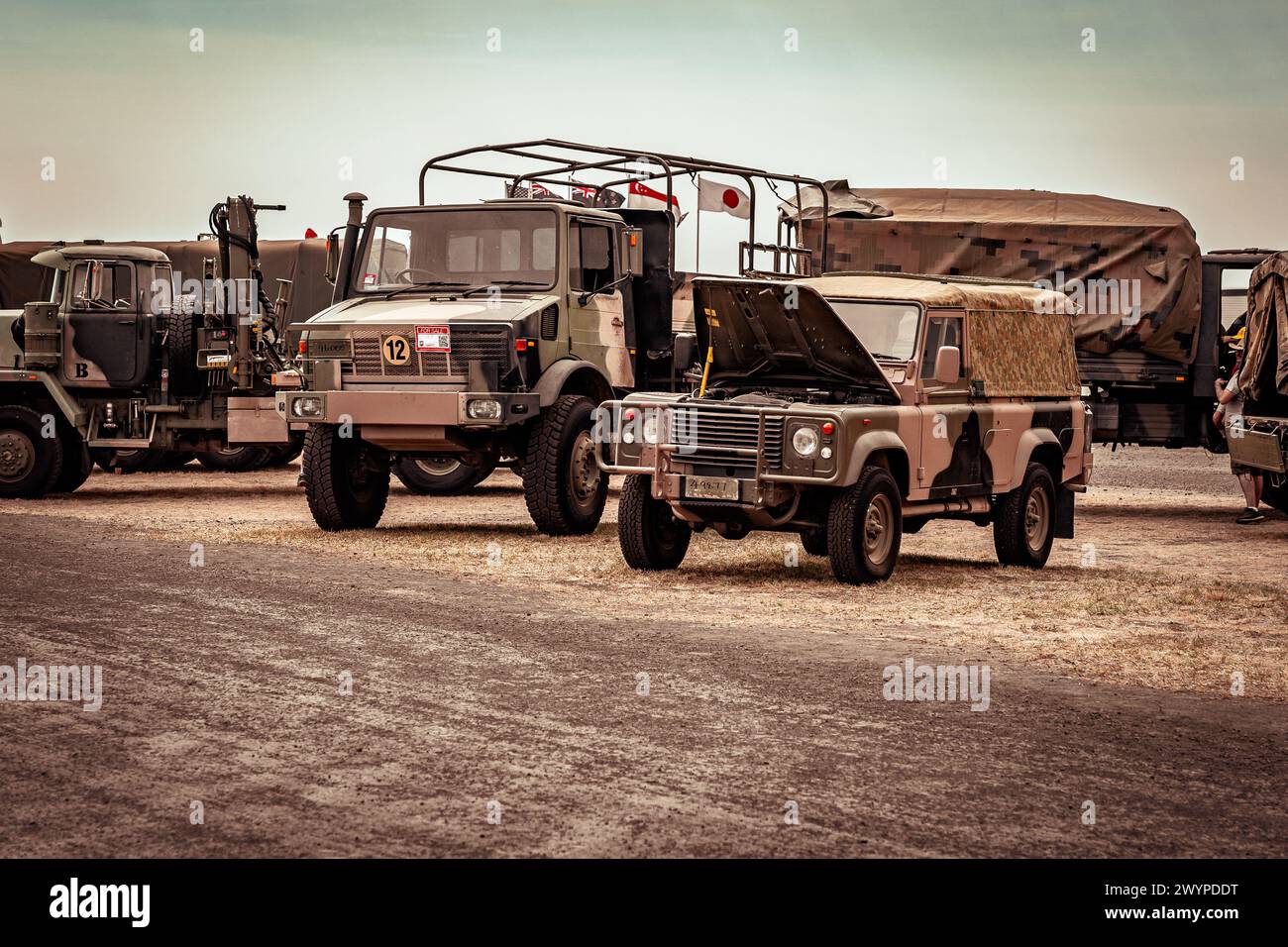 Melbourne, Australia - Military vehicles at the Avalon airshow Stock ...