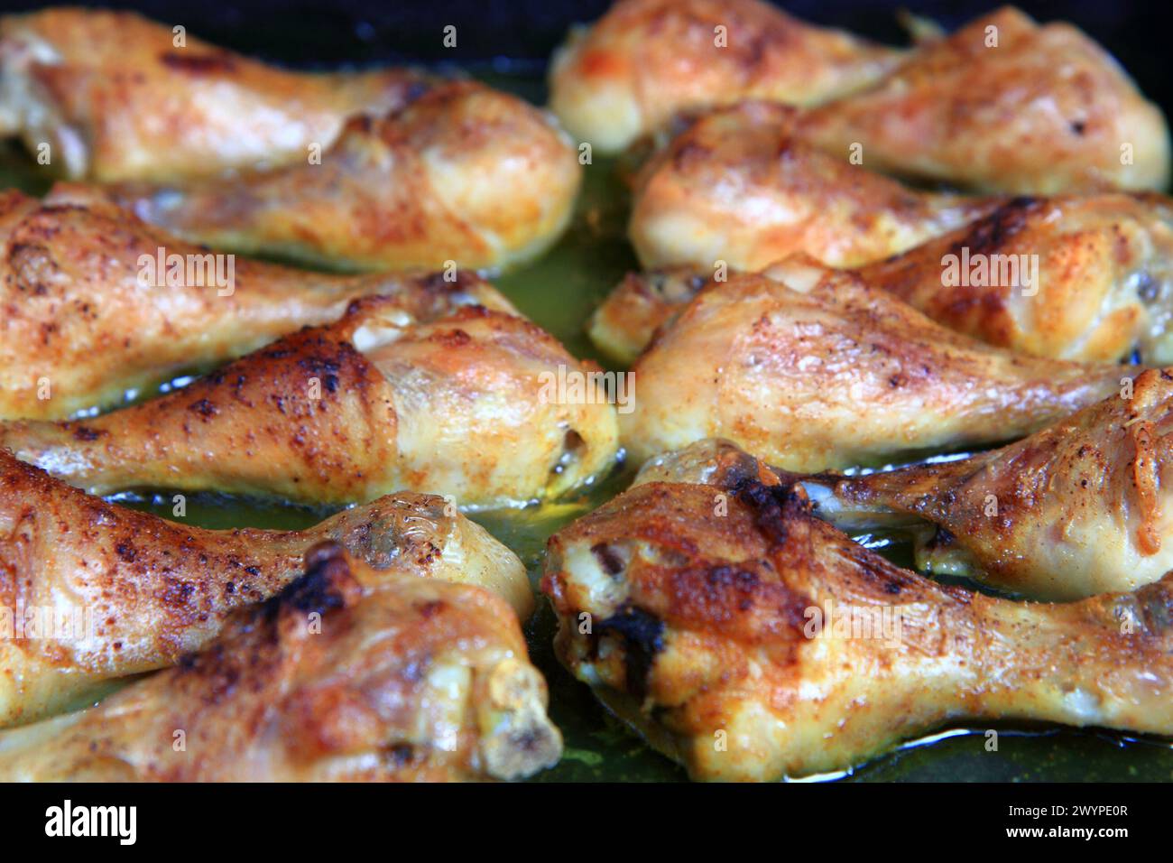 chicken legs as very nice food background Stock Photo - Alamy