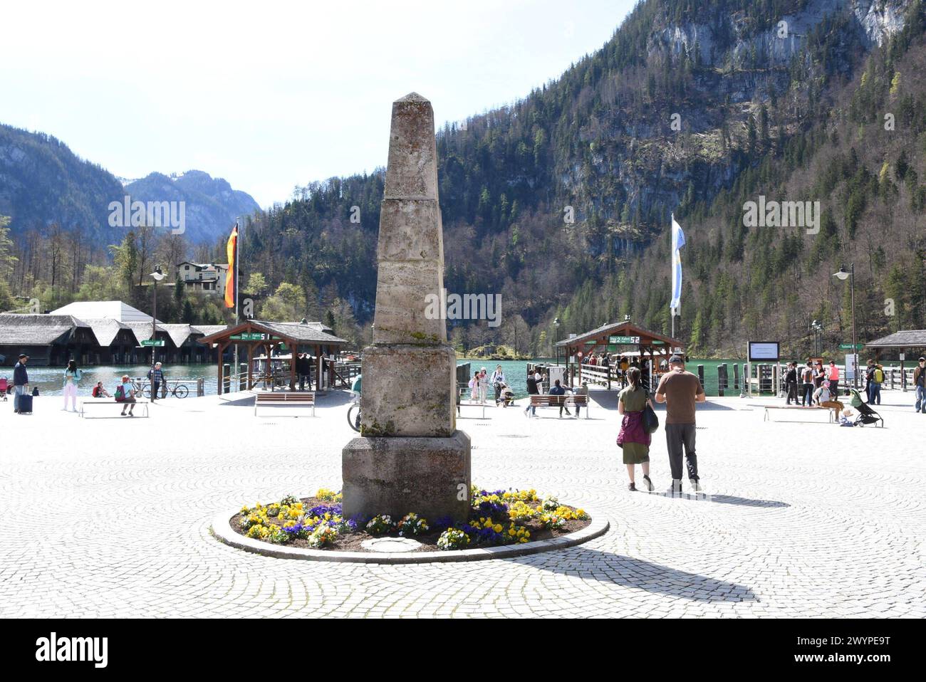 Prinzregenten Luitpold von Bayern Denkmal Koenigssee 06.04 2024 ...