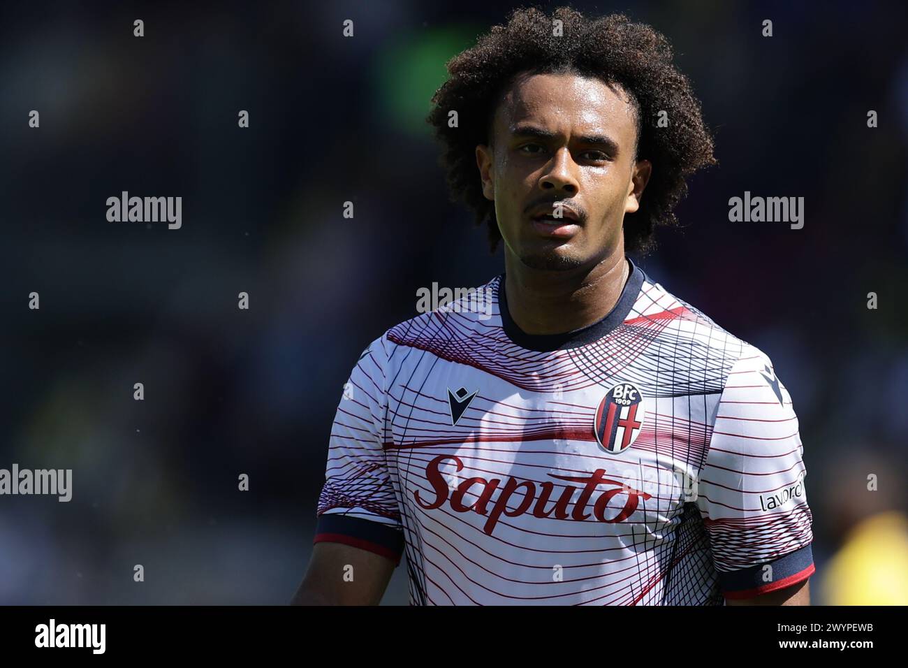 Bologna's Dutch forward Joshua Zirkzee during the Serie A football ...