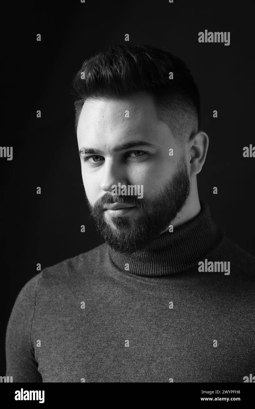 Stylish model Black and White Stock Photos & Images - Alamy