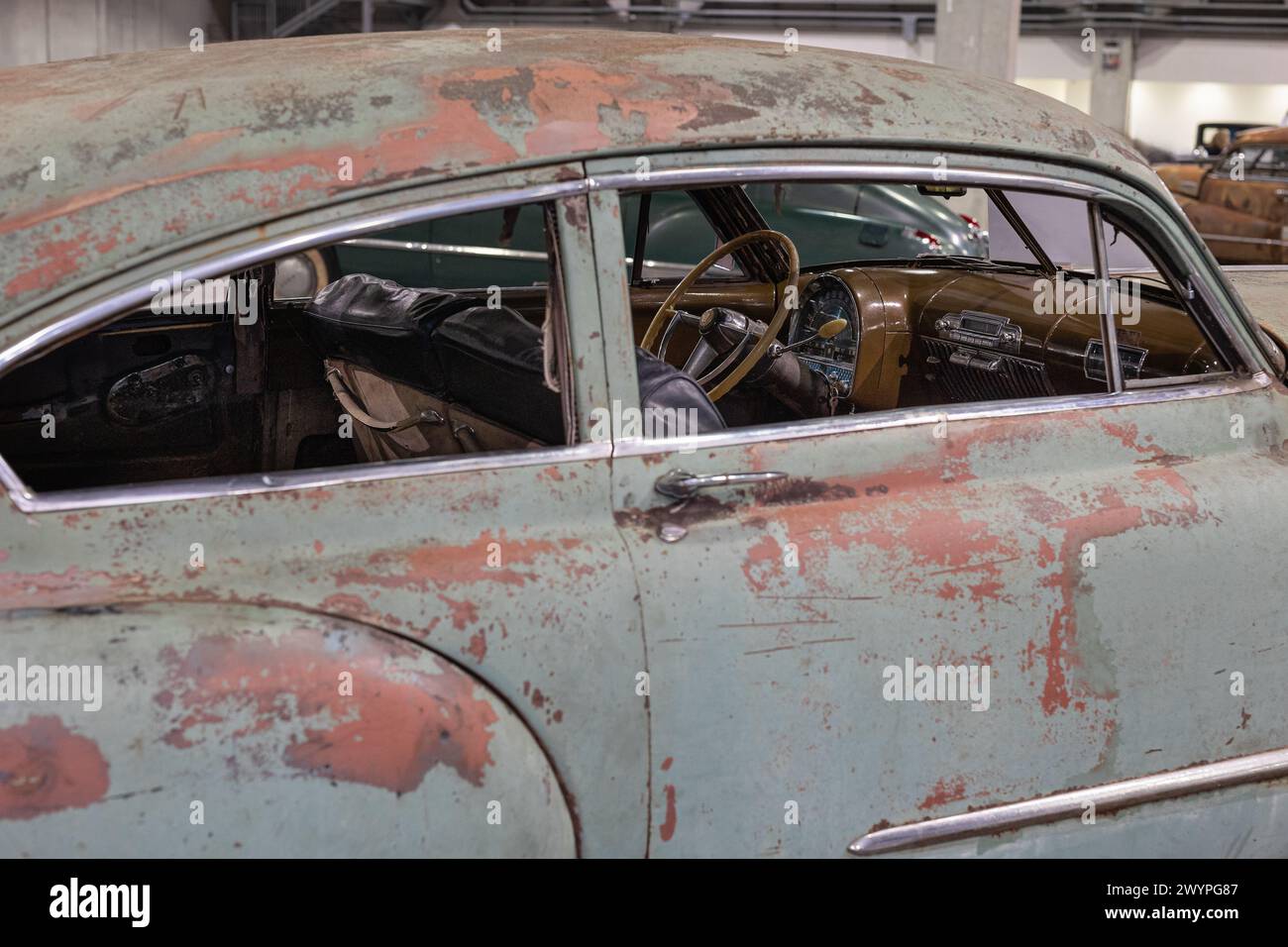 Rusty Cadillac Fastback Coupe 61 series Sedanette Produced in 1948 ...