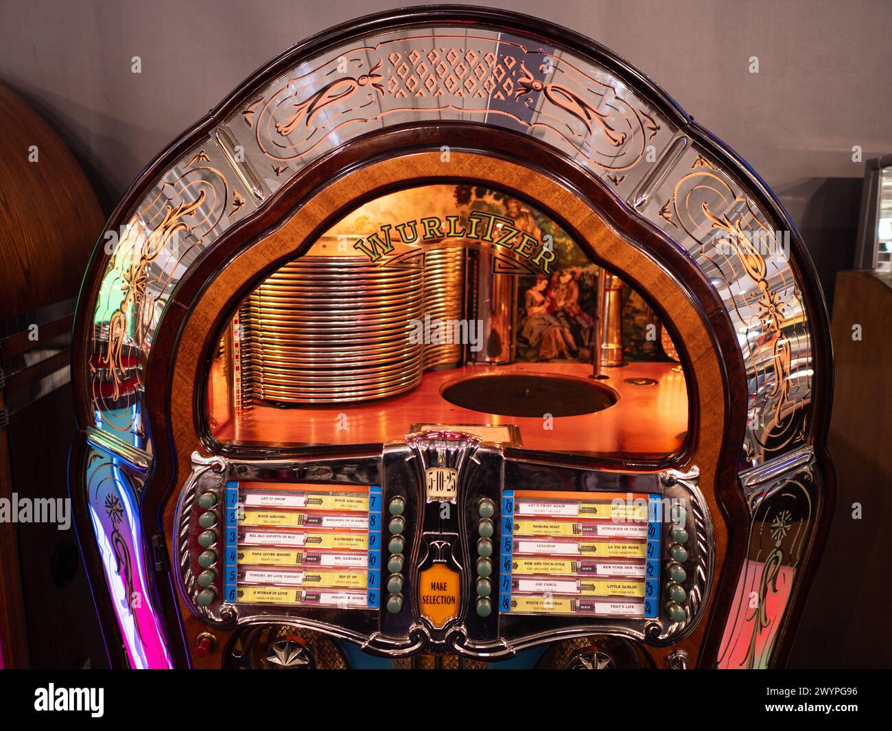 Details of Retro Jukebox: Music and Dance in the 1940s and 1950s Stock ...