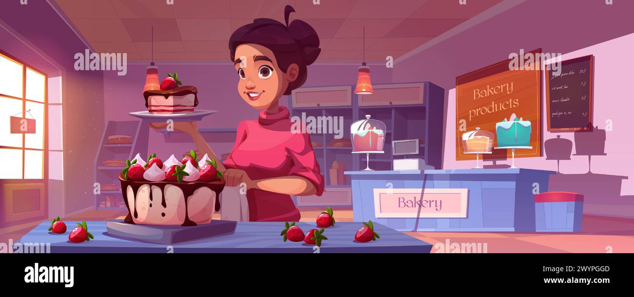 Bakery cake racks Stock Vector Images - Alamy