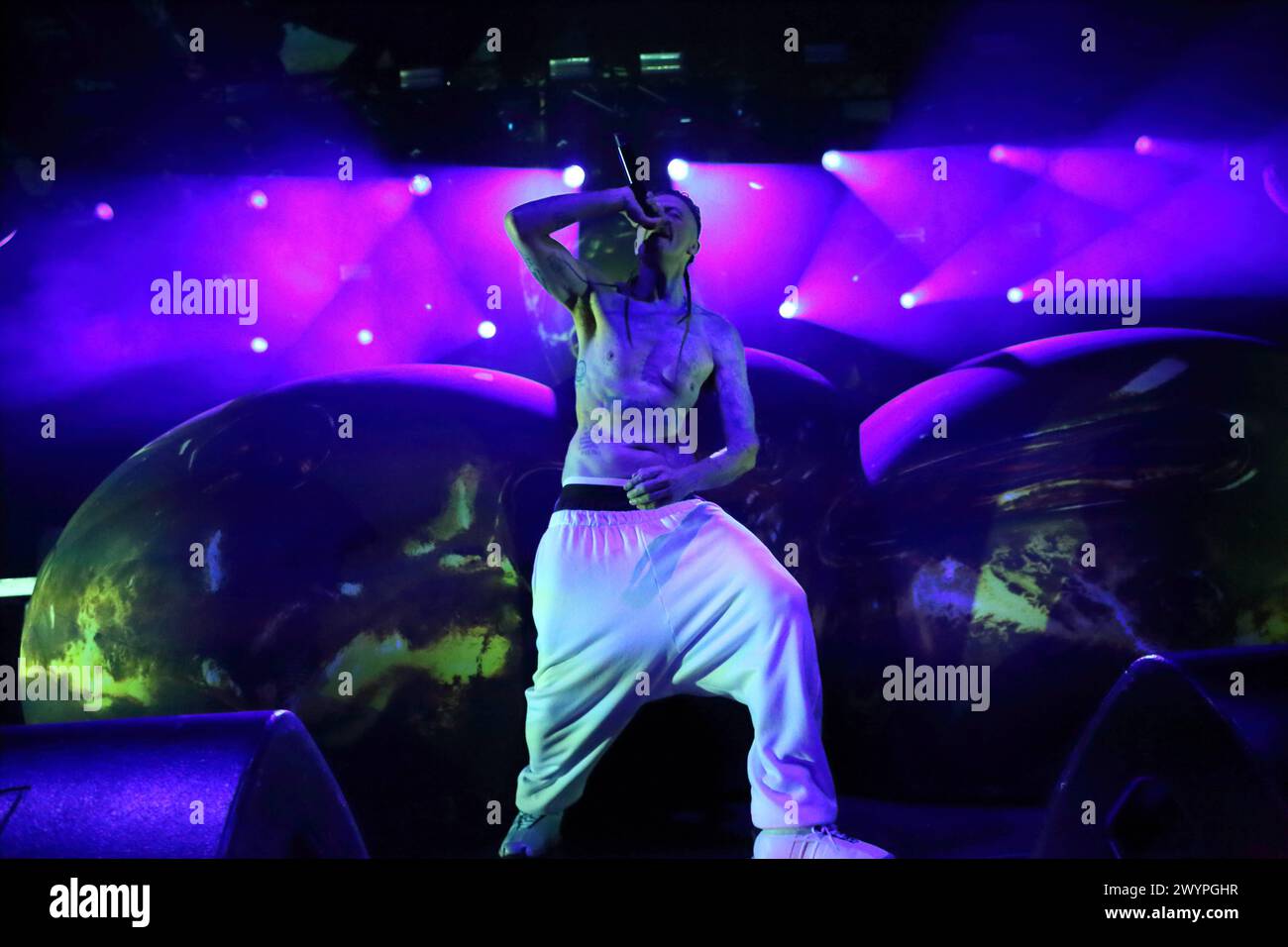 Watkin Tudor Jones alias Ninja von der Band Die Antwoord bei einem ...