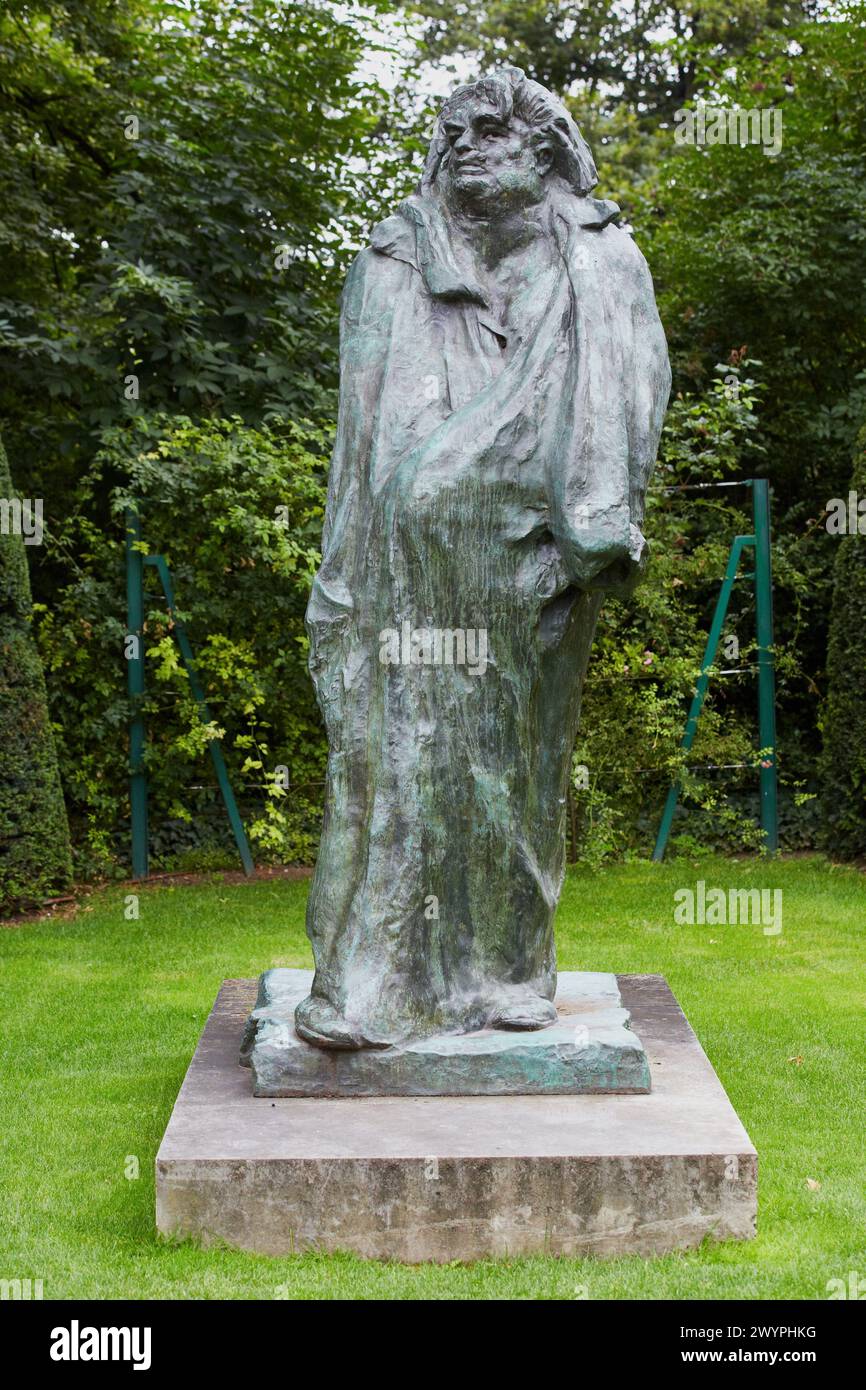 "Balzac", sculpture by Auguste Rodin. Rodin Museum. Paris. France Stock ...