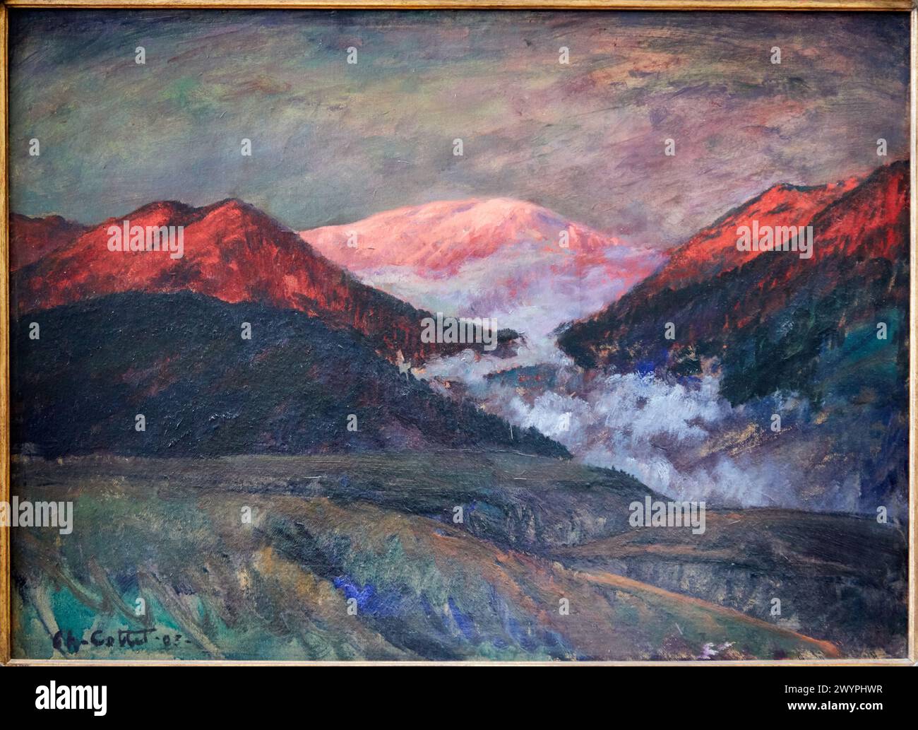 Fog in the Mountains at Dusk, 1903, Charles Cottet, Rodin Museum. Paris ...