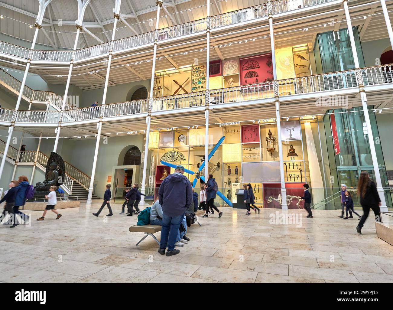 Interior of a museum in Edinburgh, Scotland Stock Photo - Alamy