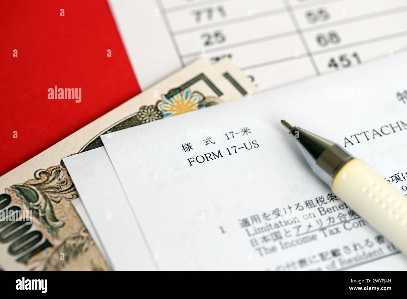 Japanese tax form 17 US - Attachment form for limitation on benefits ...