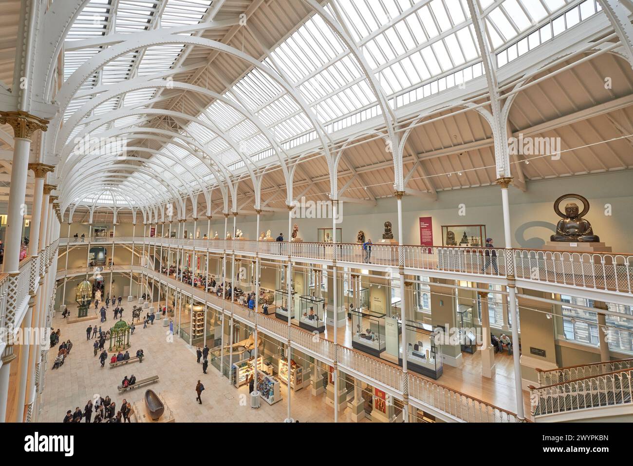 Interior of a museum in Edinburgh, Scotland Stock Photo - Alamy