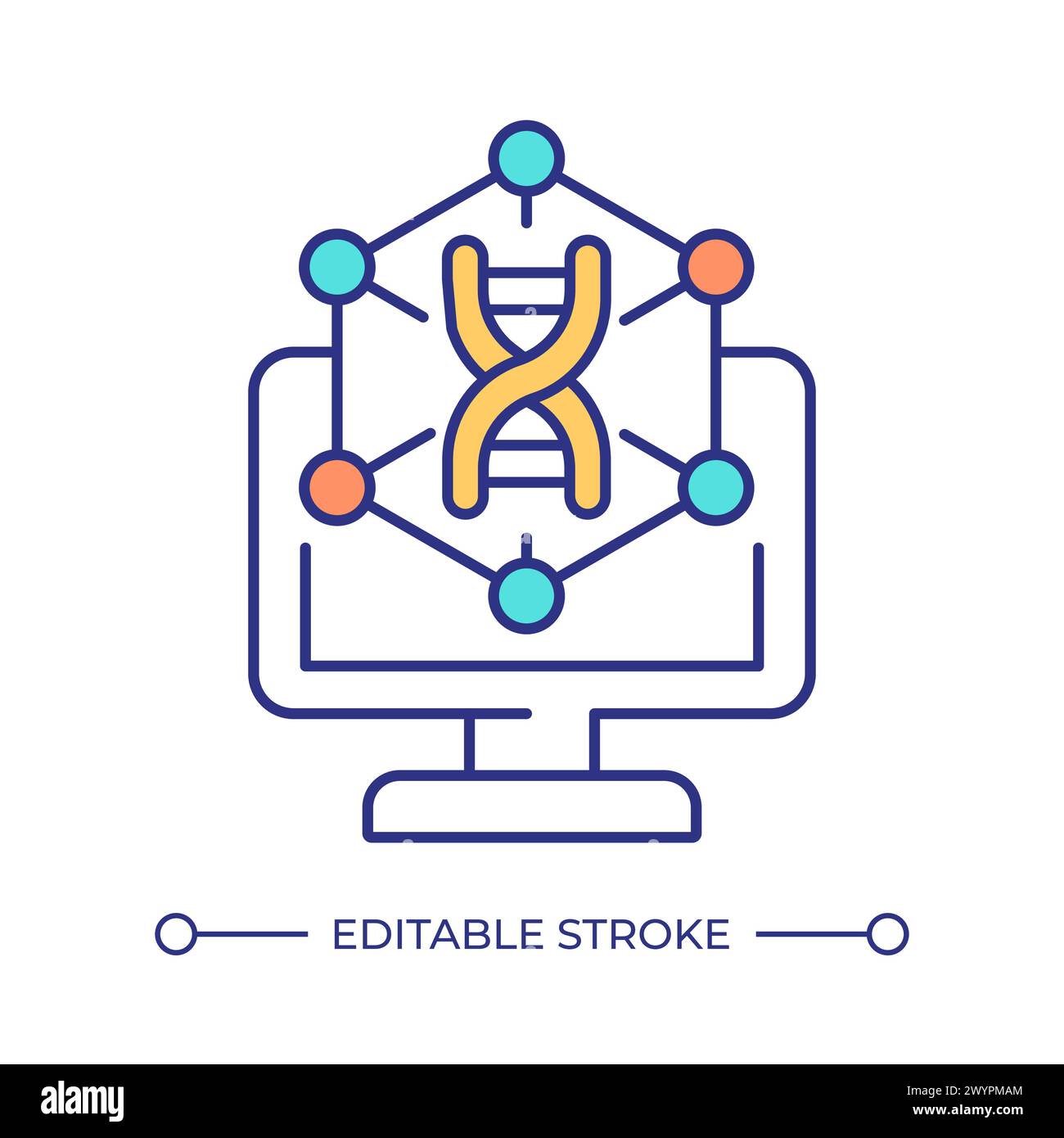 Bioinformatics design hi-res stock photography and images - Alamy