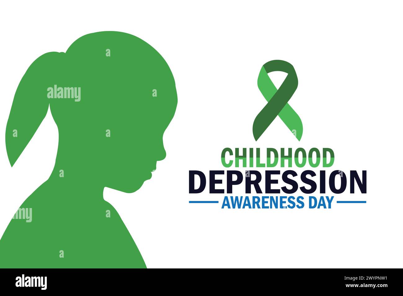 Childhood Depression Awareness Day. Holiday concept. Template for ...