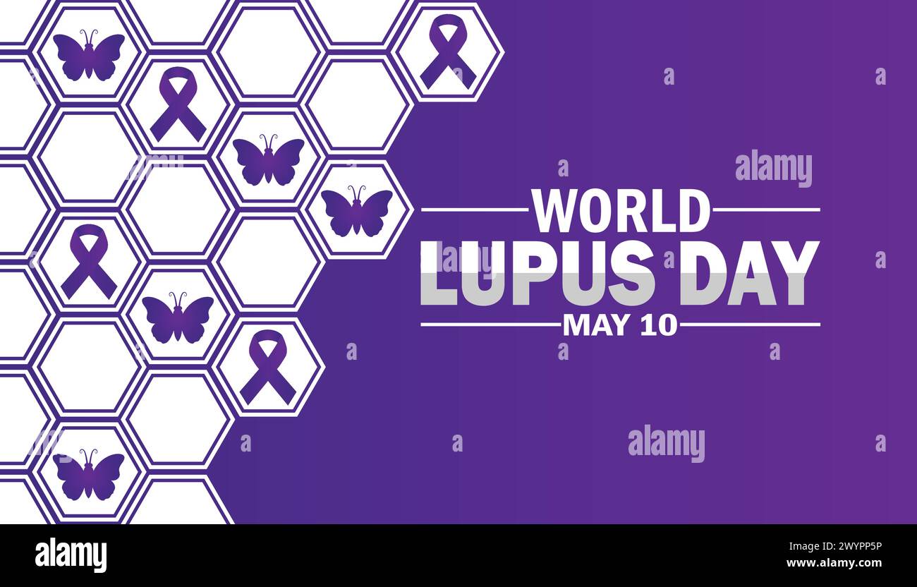 World Lupus Day wallpaper with typography. World Lupus Day, background ...