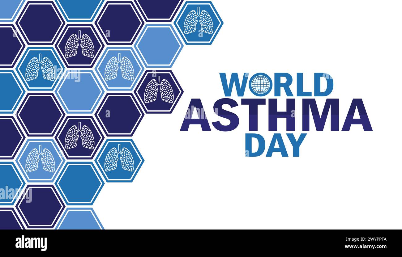 World Asthma Day wallpaper with typography. World Asthma Day ...