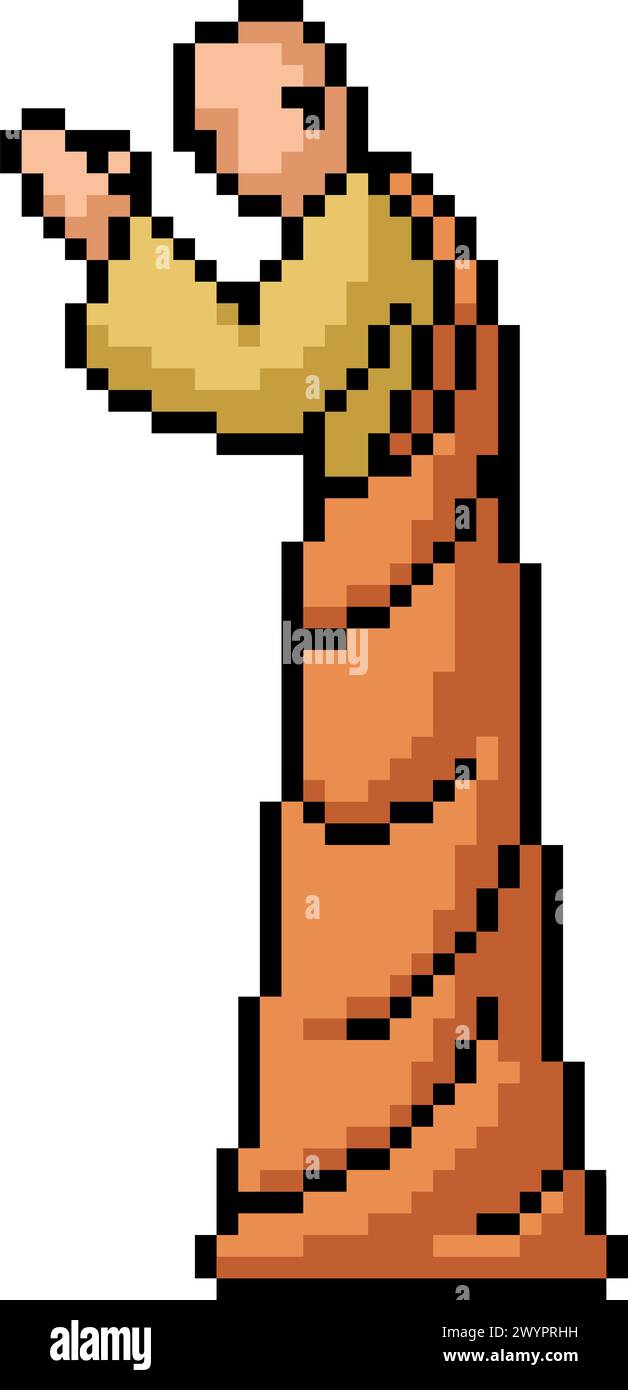 Pay respect to the monk Stock Vector Images - Alamy