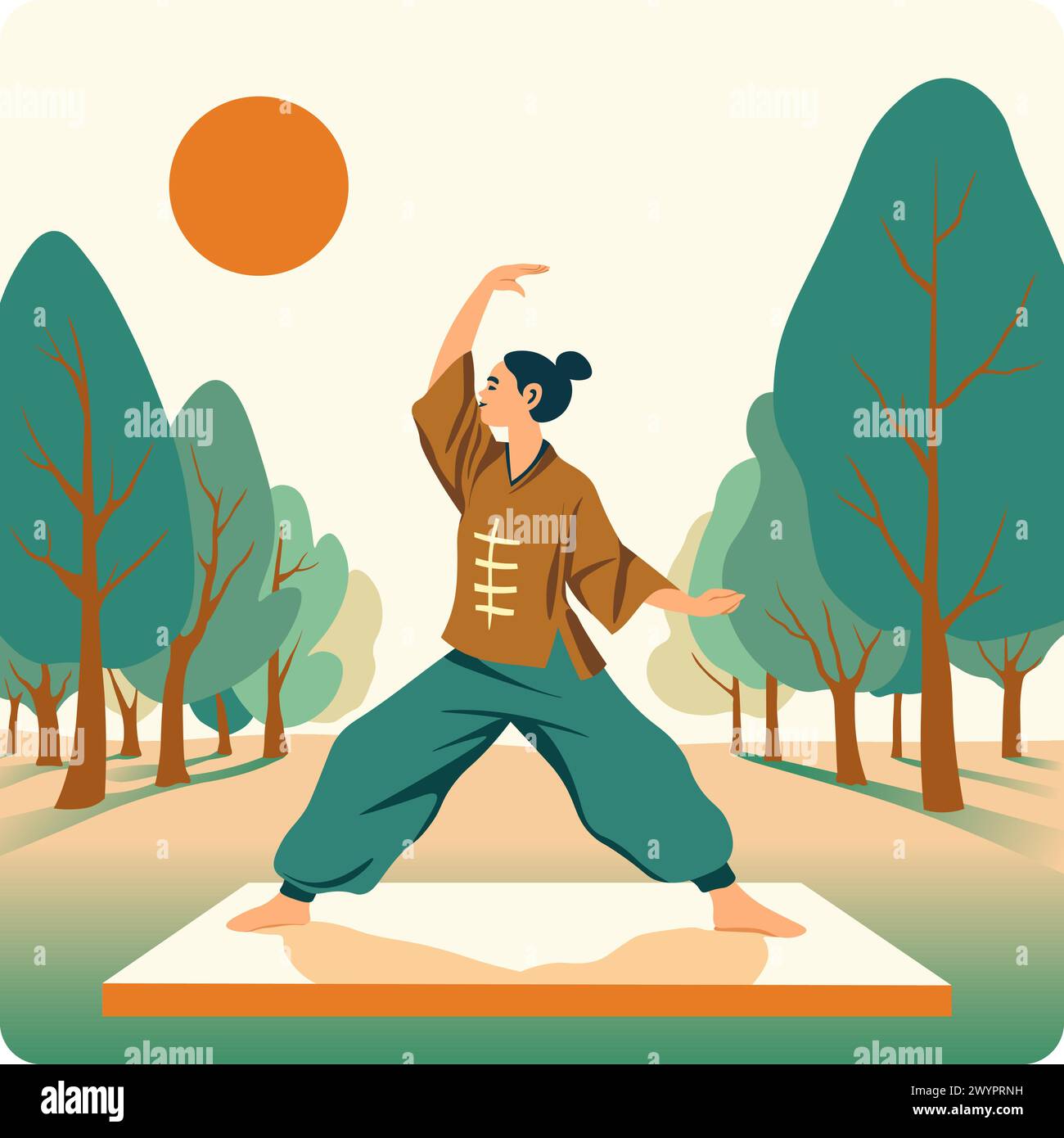 Martial arts therapy Stock Vector Images - Alamy