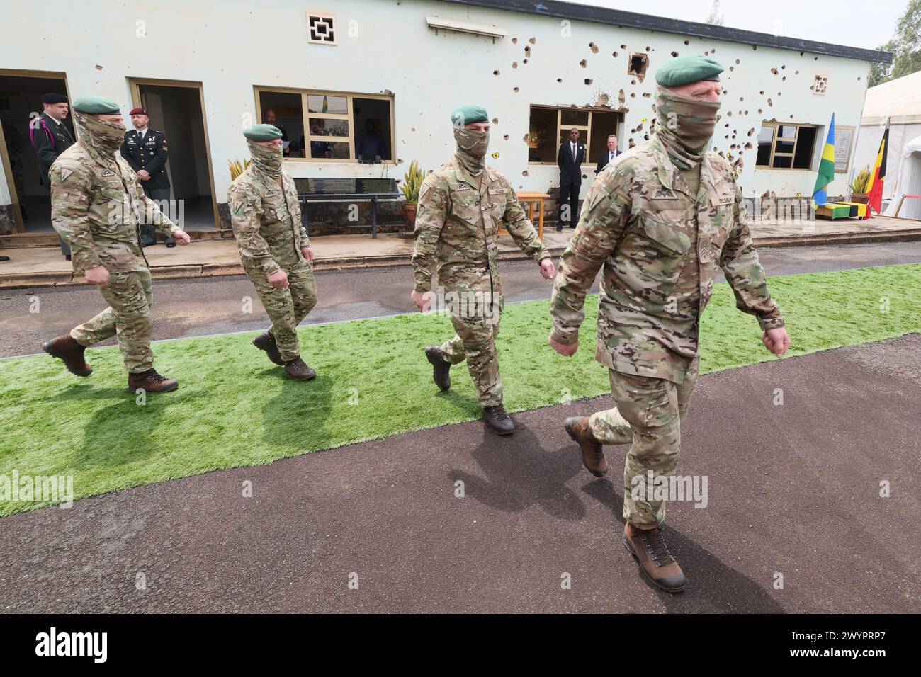 Kigali, Rwanda. 08th Apr, 2024. A commemoration ceremony is held at ...